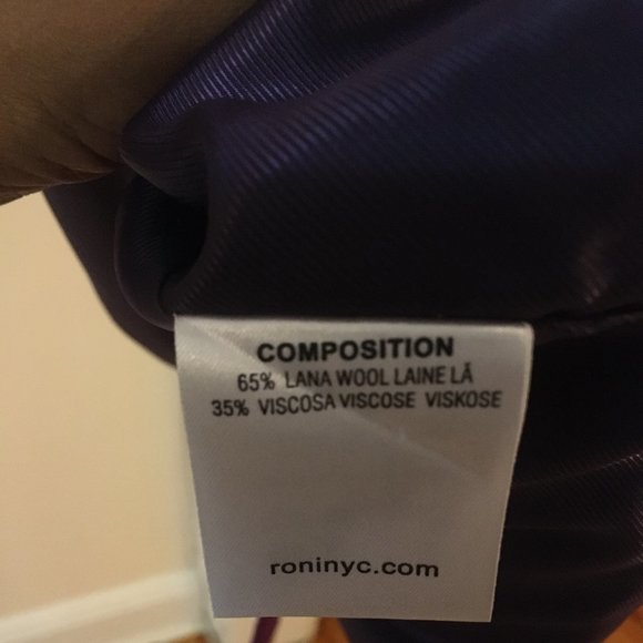 Roni | Dresses | Roni Deep Purple Wool Dress | Poshmark